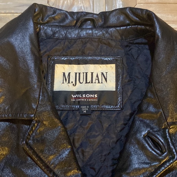 Wilsons Leather | Jackets & Coats | Mens Black Wilsons Vintage Leather ...
